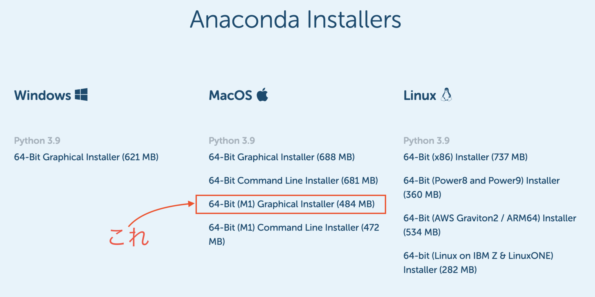 python入門講座 | Anacondaでpython3をM2 Macにインストールする方法 | 天文学者のpython・音楽・お料理レシピ
